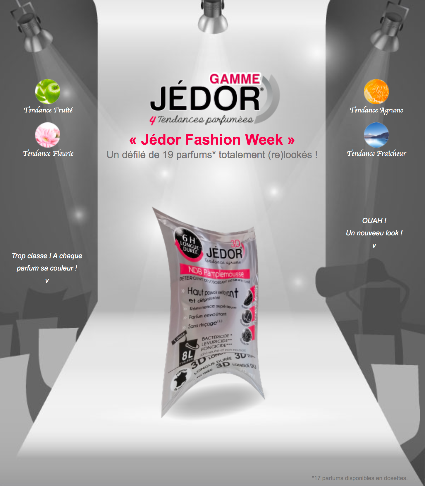 Nouvelle gamme Jédor tendances parfumées - Hydrachim