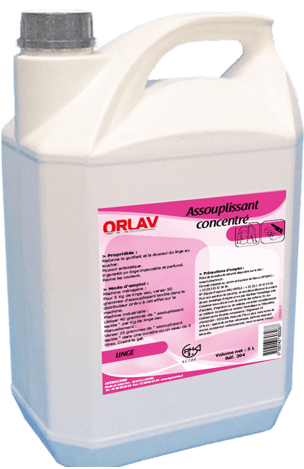 Assouplissant concentré - Hydrachim