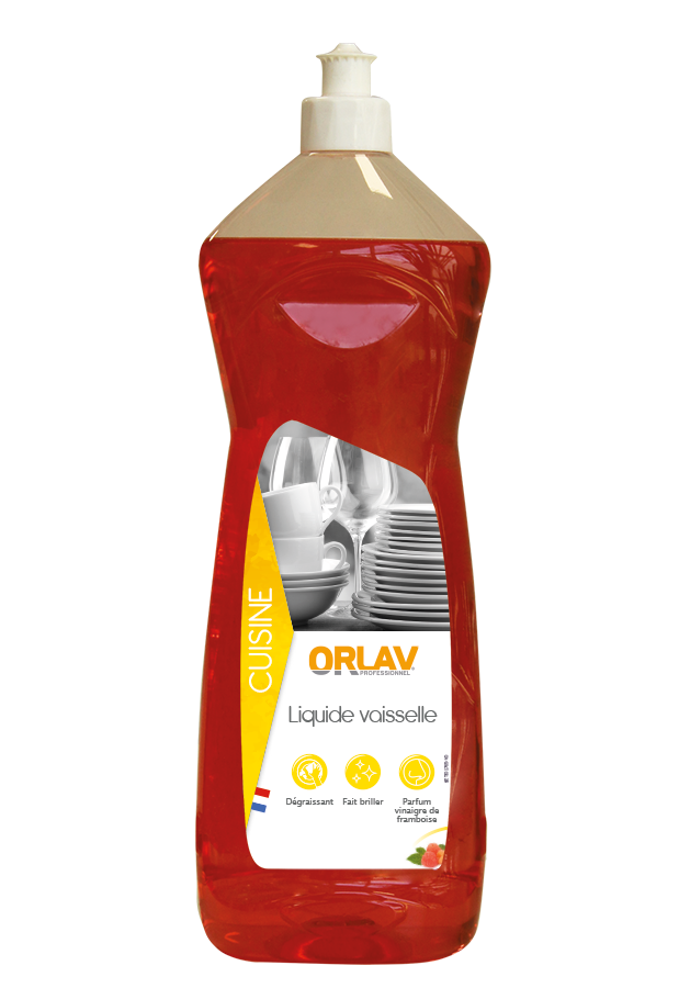 Liquide Vaisselle parfum vinaigre de framboise - Hydrachim