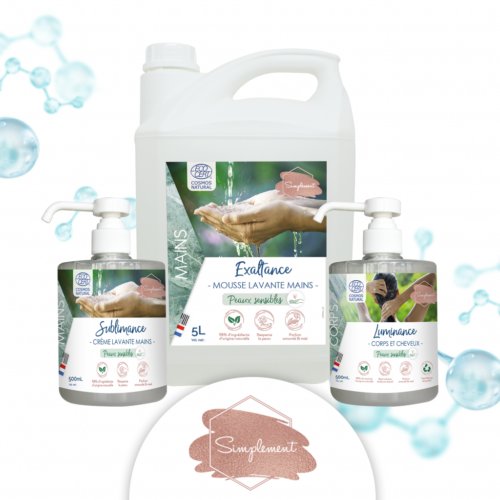 GAMME SIMPLEMENT : des produits certifiés COSMOS NATURAL - Hydrachim