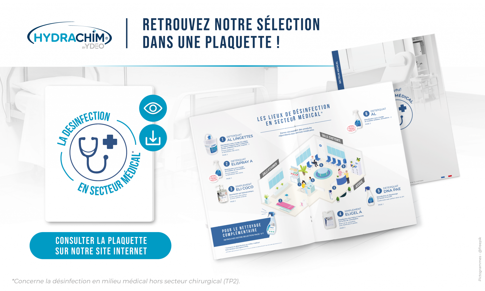 NOUVELLE PLAQUETTE - Secteur Médical - Hydrachim