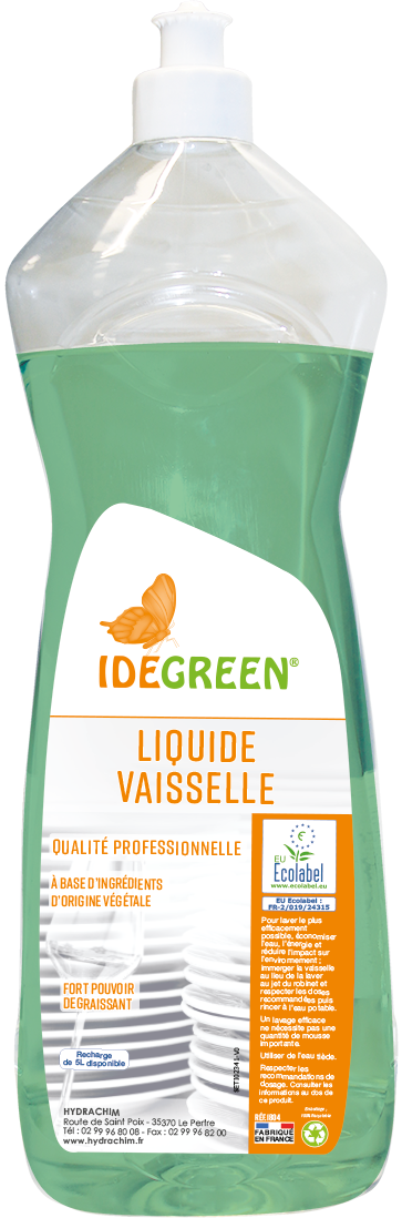 Liquide Vaisselle ECOLABEL - Hydrachim