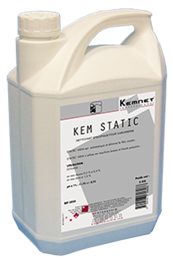 KEM STATIC - Produit concentré antistatique et déparlant - Hydrachim