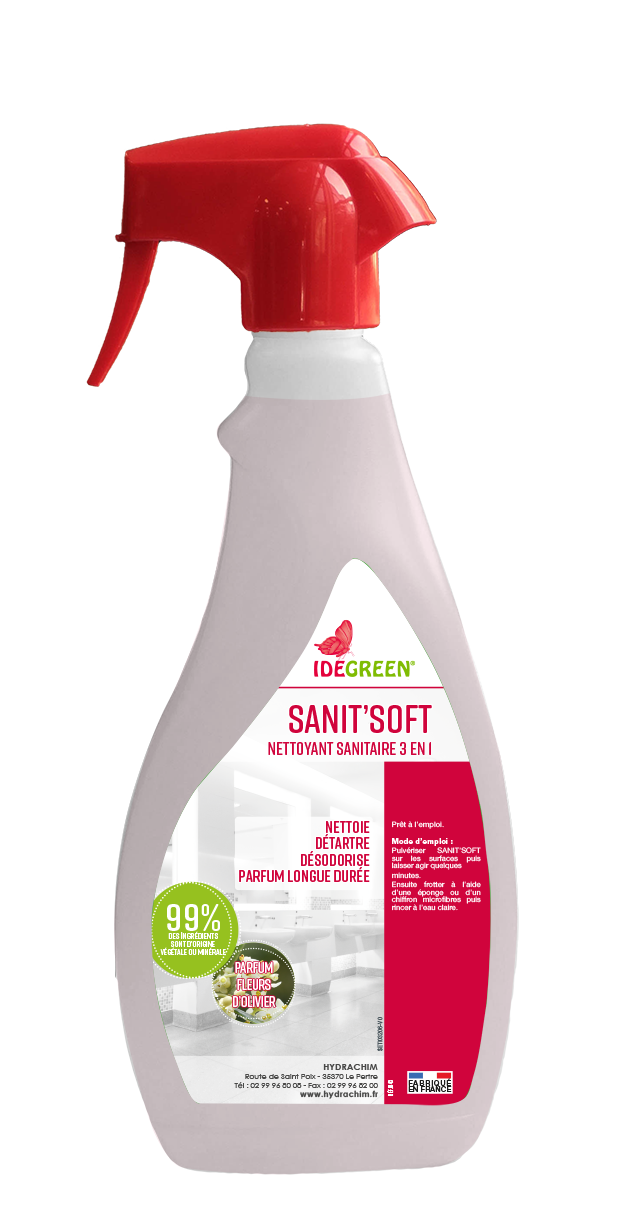 Nettoyant sanitaire 3 en 1 - Sanit'Soft - Hydrachim